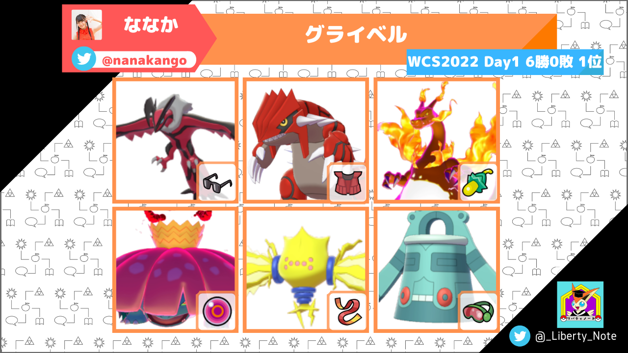 【WCS2022 Day1 6-0 1位】グライベル│リバティノート